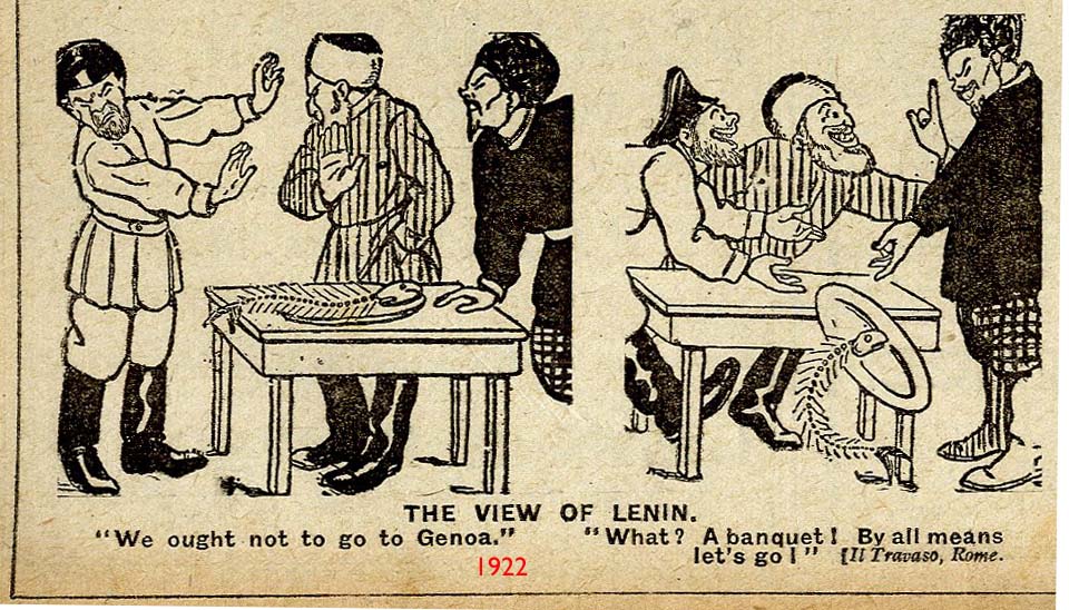 Cartoon Cliche Primer: The View of Lenin 1921