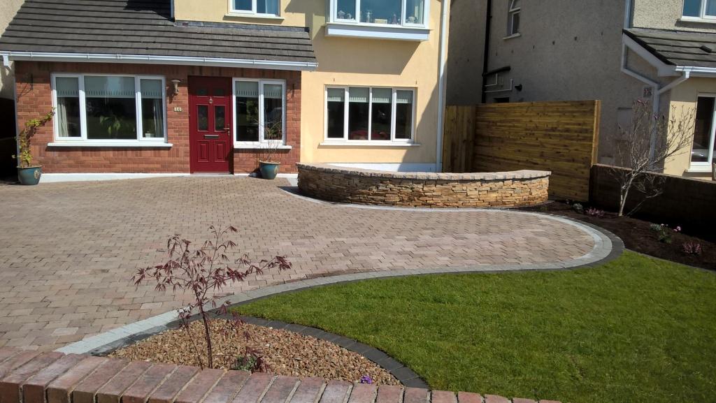 Front Garden Patio & Driveway Redesign Wellesley Manor, Bettystown, co ...
