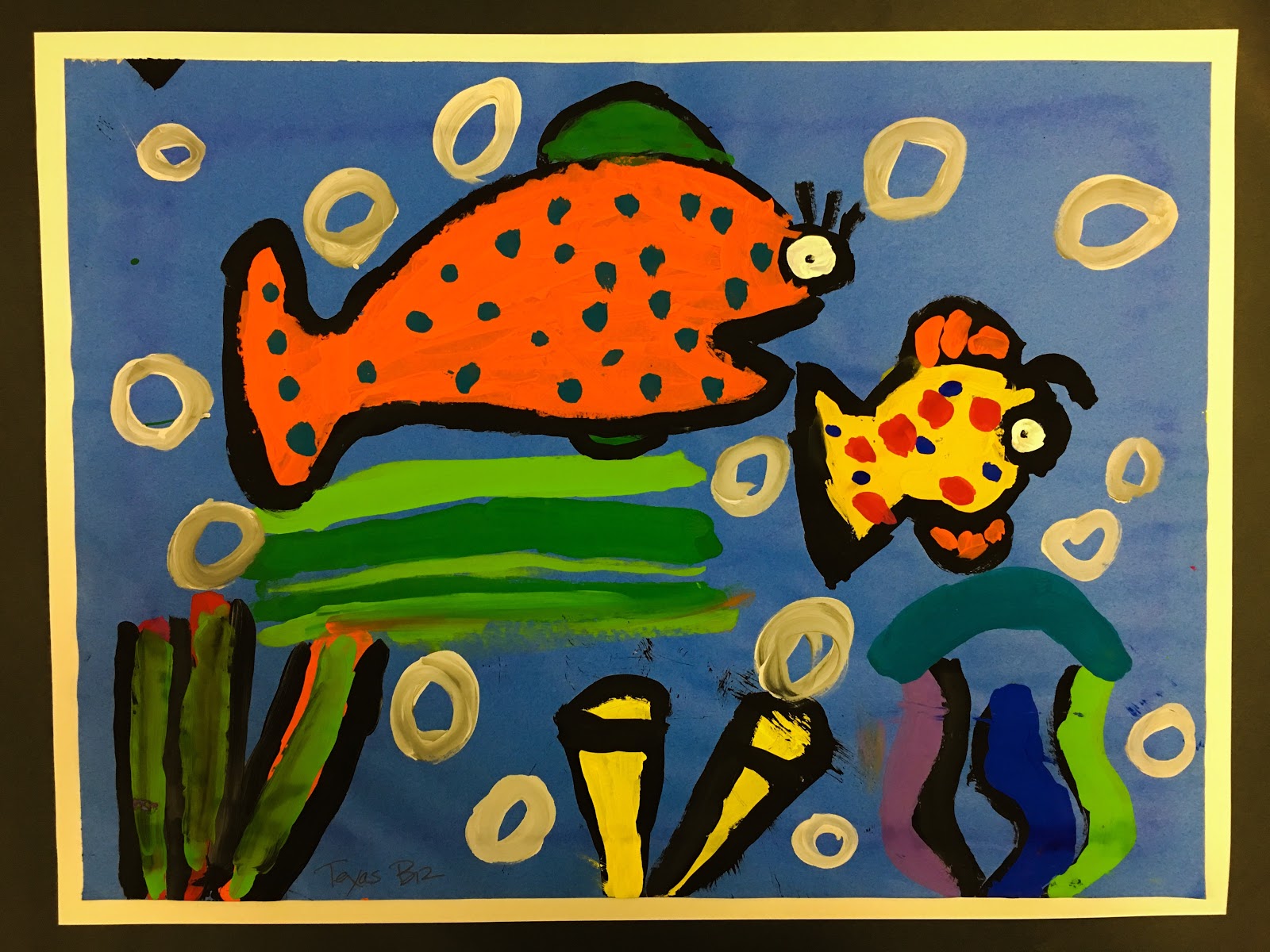 Paintbrush Rocket: 2nd Grade - Hooray for Fish!