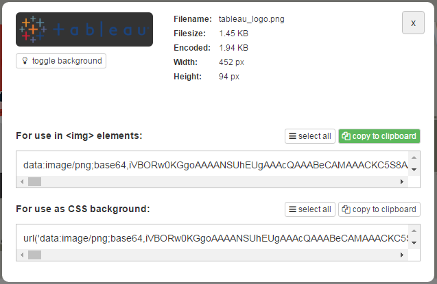 Data Discovery & Visualization: How to Embed an Image Directly into ...