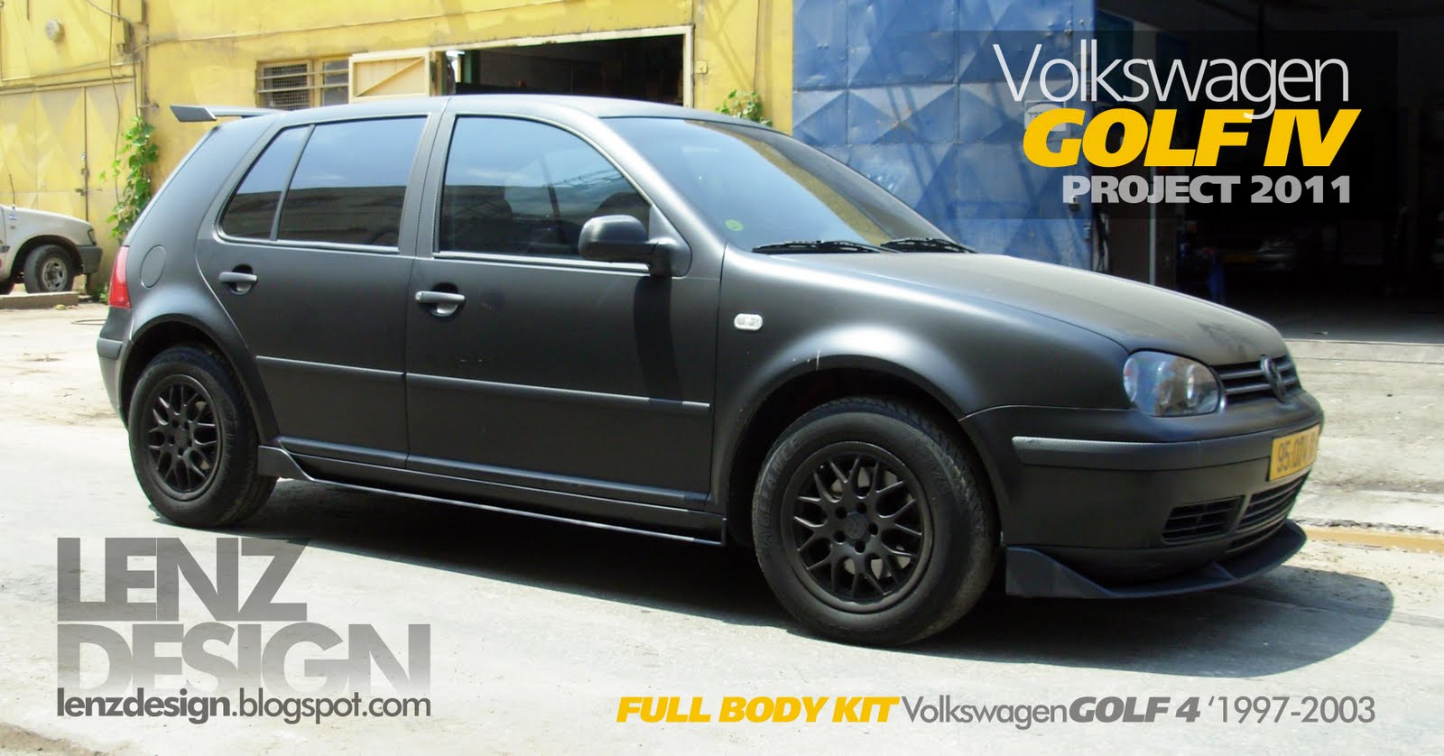 VW Golf 4 Tuning by Lenzdesign. Spoilers & Skirts