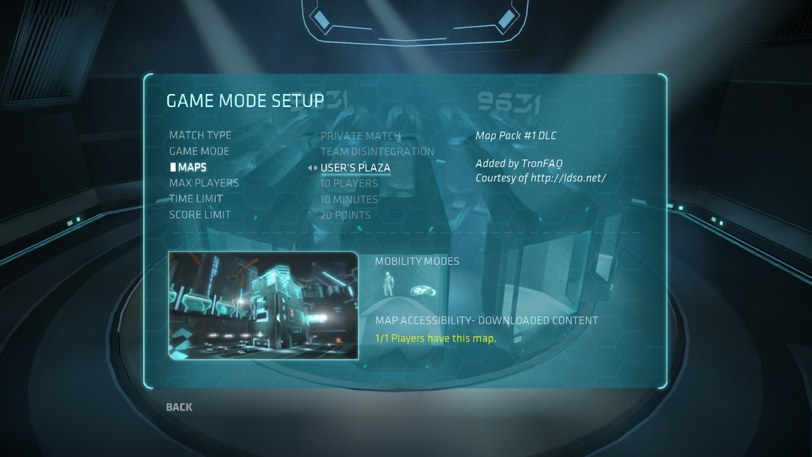 TRON 2.0 News: TRON Evolution PC Multiplayer Map Pack #1 DLC Download