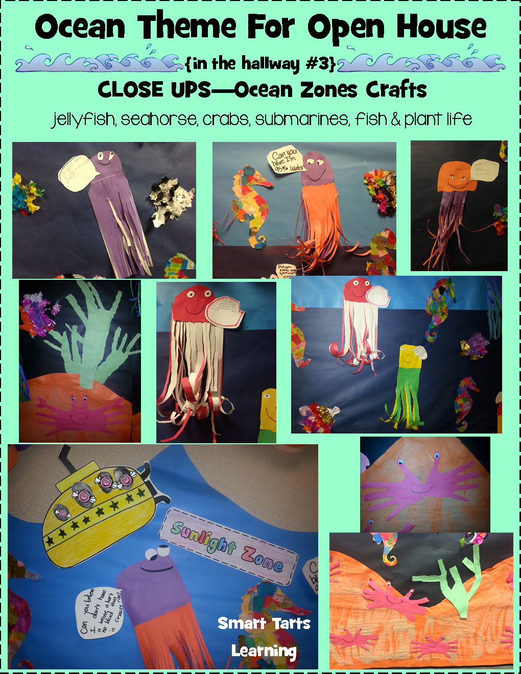 SmartTartsLearning: We Went TOTALLY Overboard for our Ocean Themed Open ...