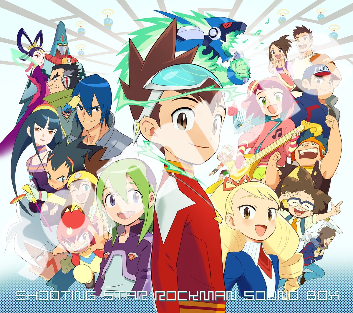 Rockman Corner: Cover Art for Shooting Star Rockman Sound Box Released
