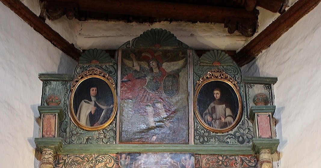 The Spanish Mission Reredos of San Miguel Chapel in Santa Fe, New ...