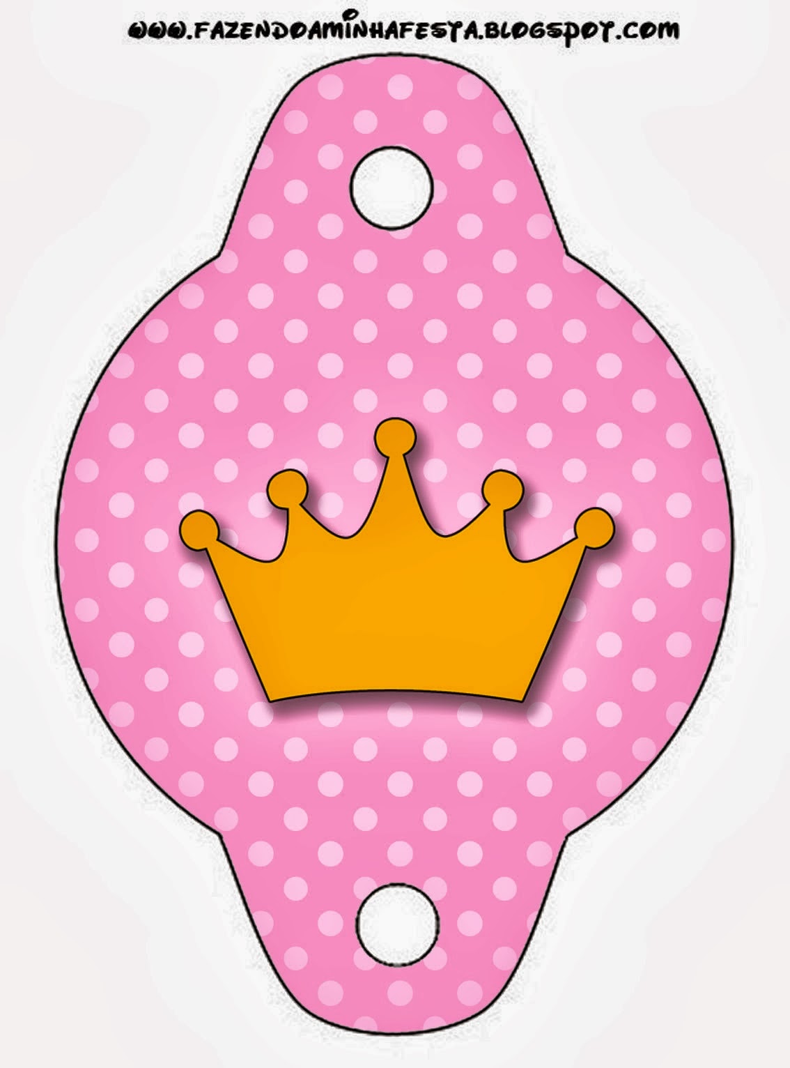 Princess Crown: Free Printables. - Oh My Fiesta! in english