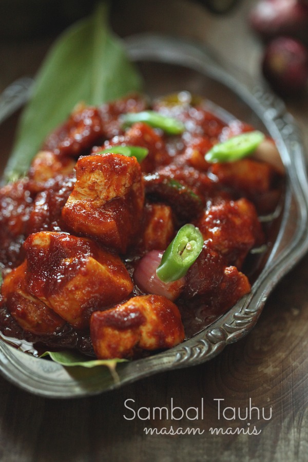 Sambal Tauhu Masam Manis - masam manis