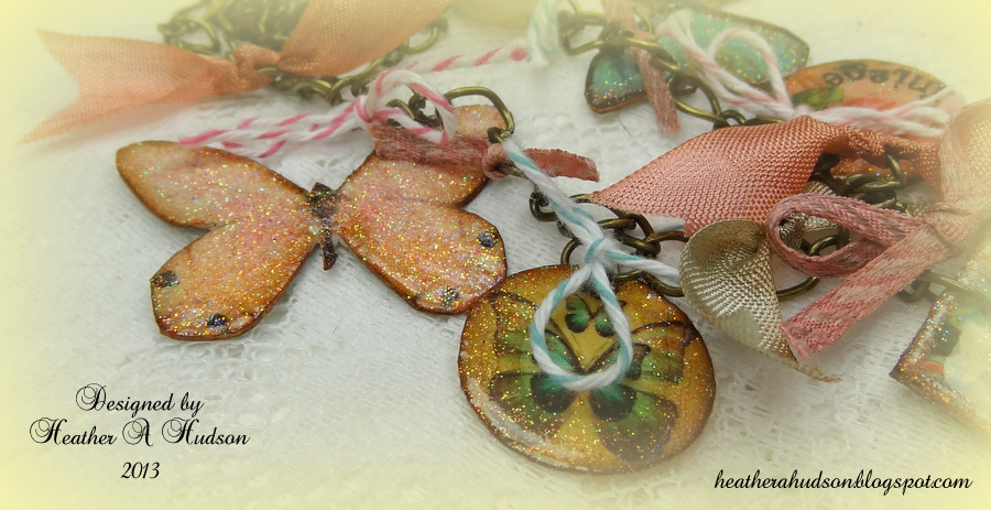 Really Reasonable Ribbon Blog: Paper Charm Necklace with Ribbon and ...