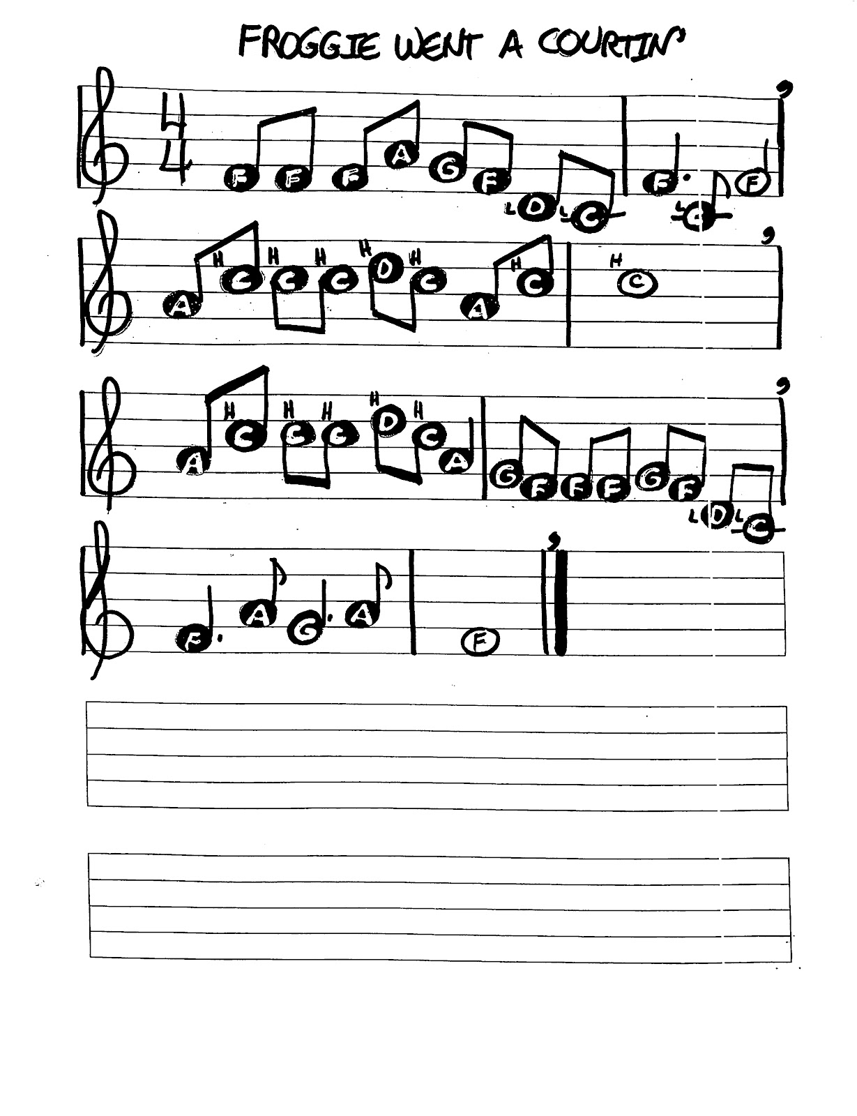 Miss Jacobson's Music: RECORDER SONGS: AMERICAN FOLK MUSIC