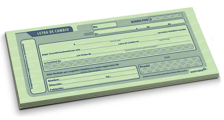 Letras de Cambio.