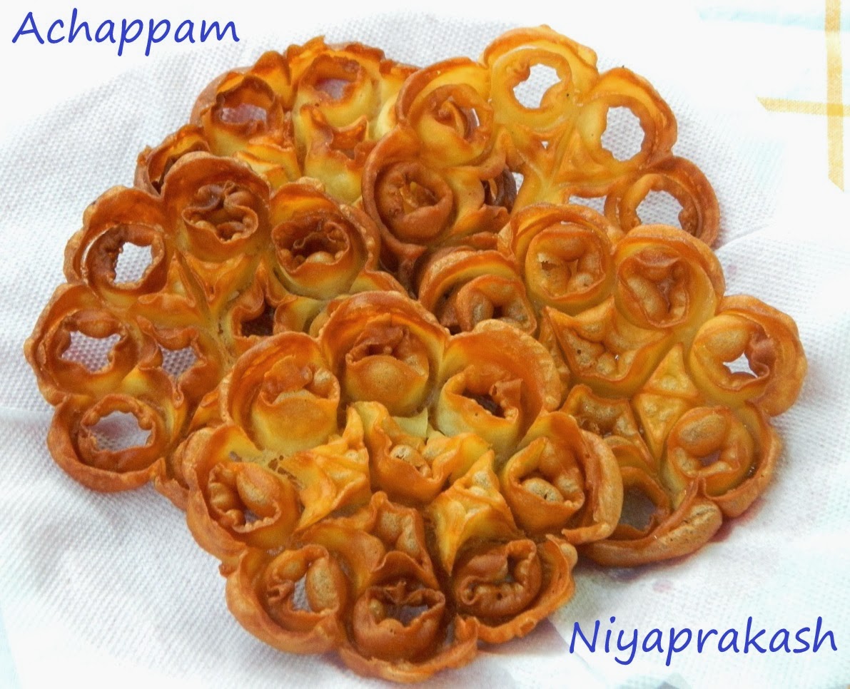 Niya's World: Achappam / Rose Cookies