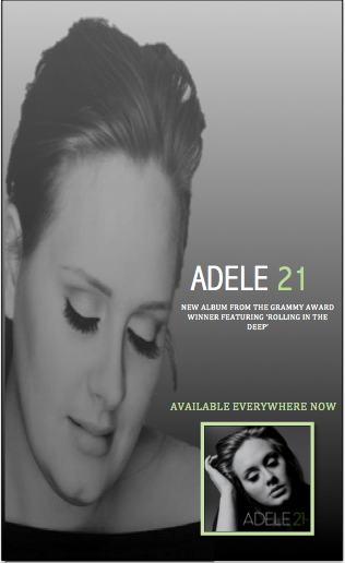 Elephant Productions: Copied Advertisement - Adele 21