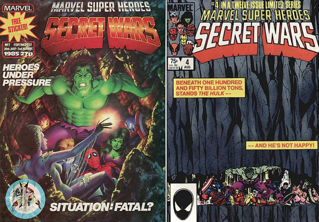 Secret Wars had the best covers : r/ComicBookCovers