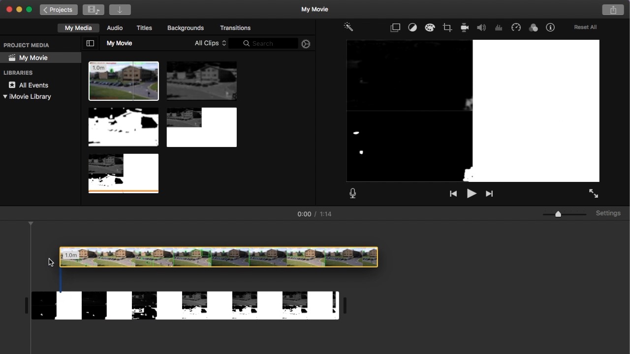 Make a split screen movie with iMovie and OpenShot (Mac)