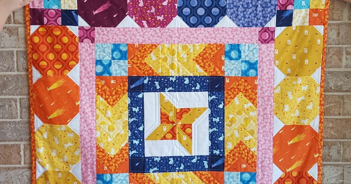 Fabric Mutt: Planetary Mini Medallion Quilt Tutorial (Luna Sol Blog Tour)