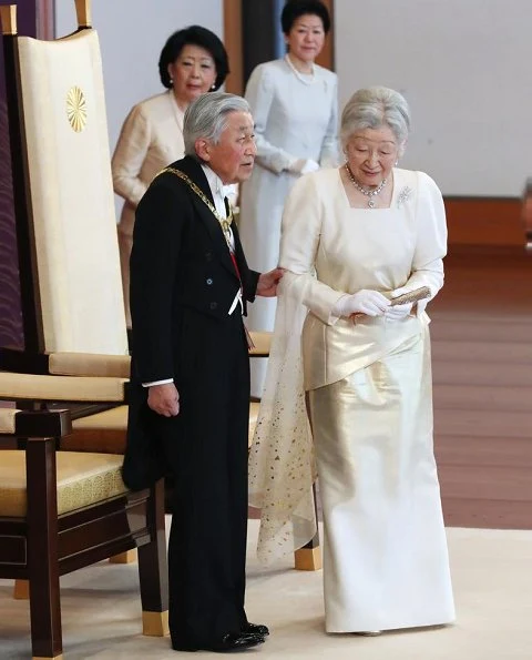 Japanese Imperial Family attended the New Year's ceremony