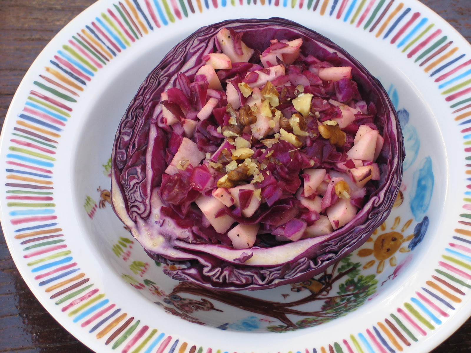 Receitas do Mercado: Couve roxa recheada