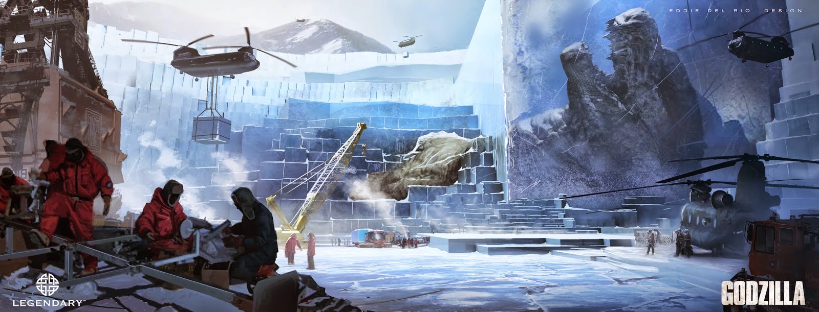 Amazing GODZILLA Concept Art by Eddie Del Rio « Film Sketchr