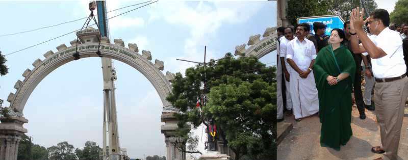 Build India: After demolition drive, govt now starts restoring Anna Arch