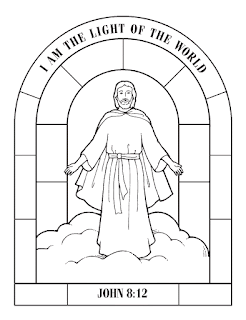 Kids Page: - I Am The Light Of World LDS Lesson Ideas Coloring Pages