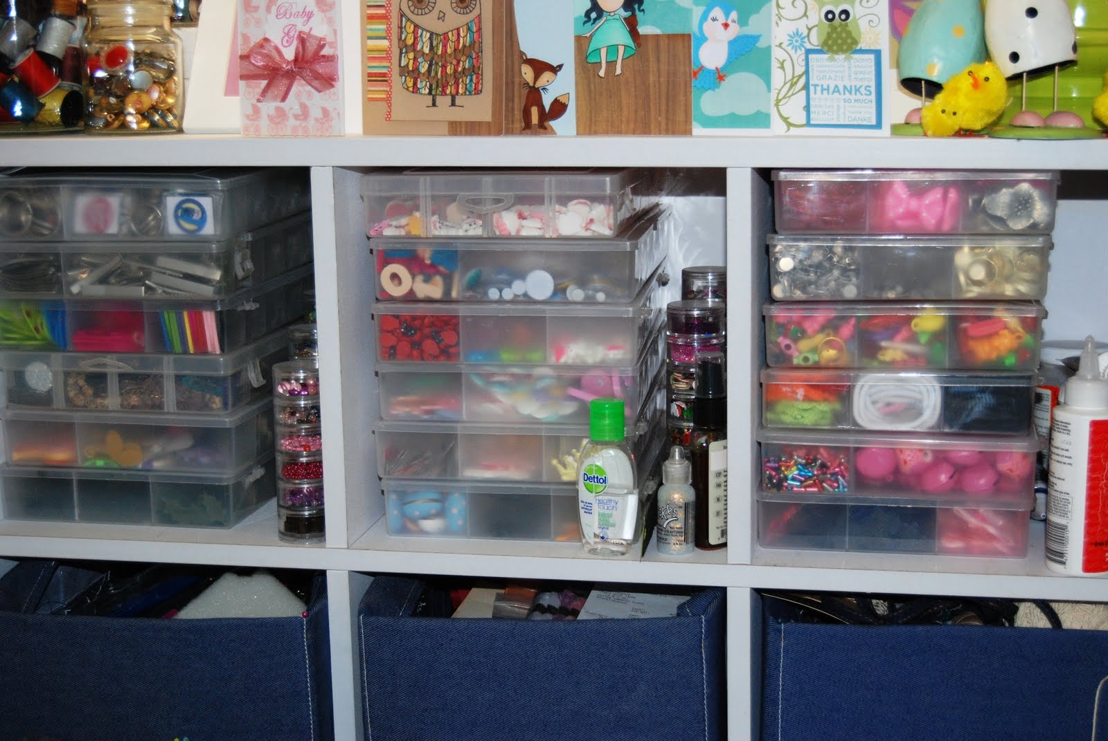 Denim Days: My new craft room...part 2..storage solutions
