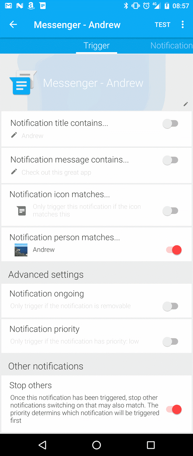 Custom notifications ~ Reactle