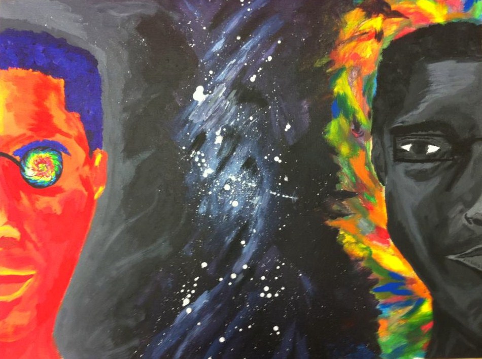 Jaylen's CyberArts Blog: Dual Self Portrait