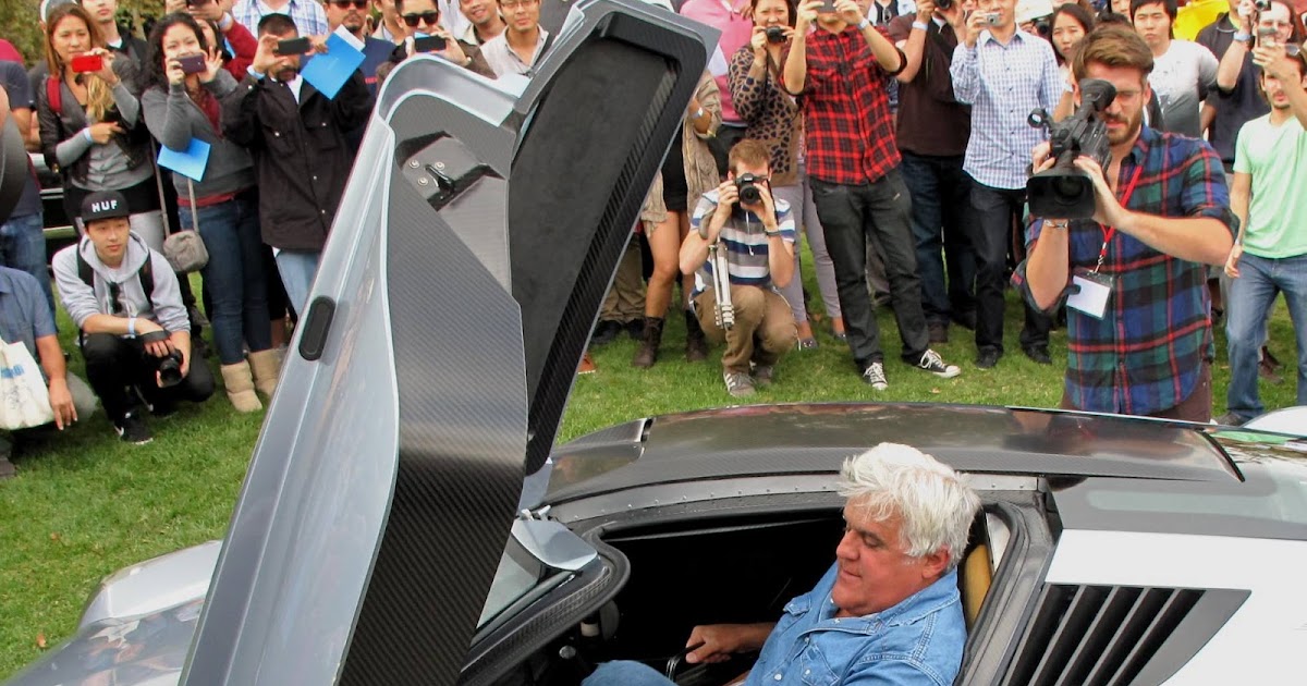 Saxton On Cars: Jay Leno Drives Ecojet To Pasedena Car Event