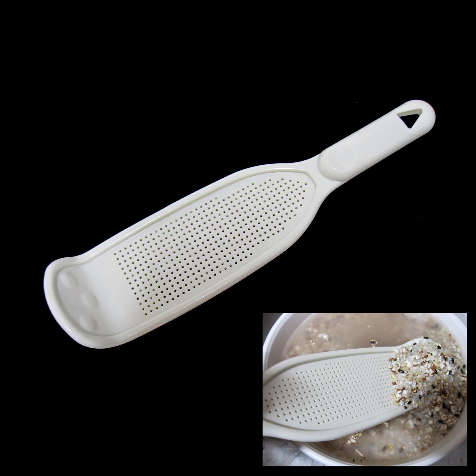 John Black Style's Korean Life: Sanitary Plastic Grains Washing Paddle ...