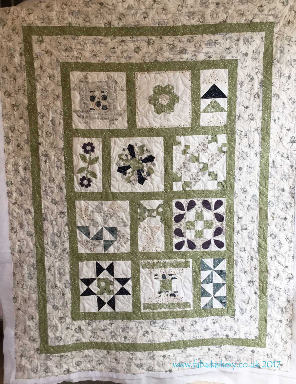 Fabadashery Longarm Quilting: Back to School - Beginner's Sampler Quilt ...