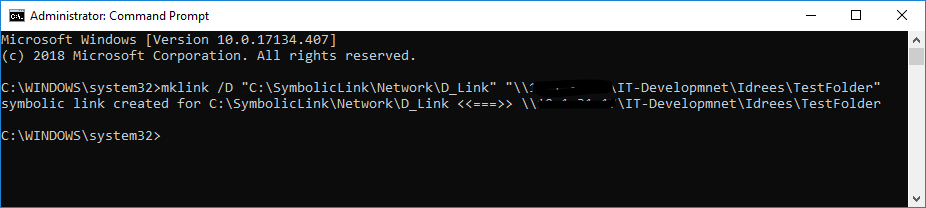 Directory Junction vs SYMLINK (Symbolic Link)
