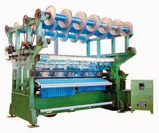 Study on Raschel Warp knitting machine.