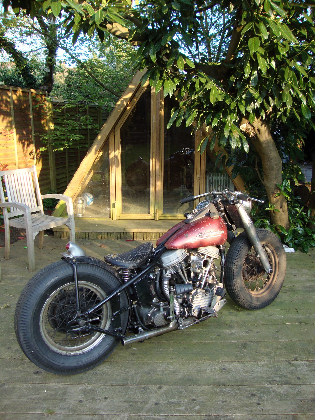 Cyclefools: On The Road! 55 Panhead Bobber