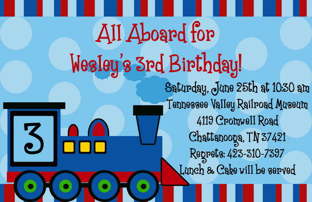 Life with the Bell boys: Wesley's 3rd Birthday Train Party Part 1