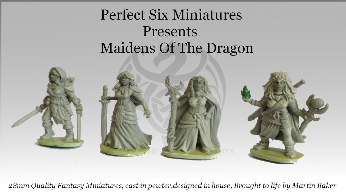 Wargame News and Terrain: Perfect Six Miniatures: New Maidens of The ...