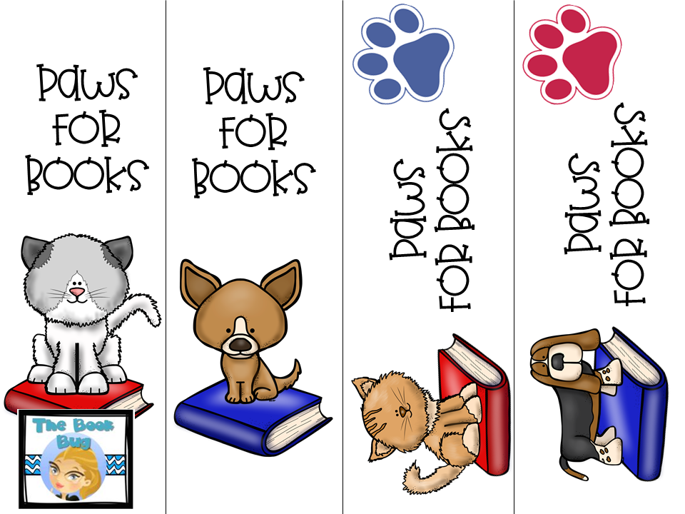 The Book Bug: Paws for Books