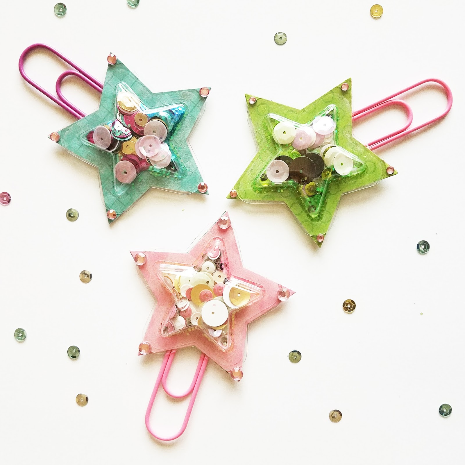 Erin Reed Makes: Shaker Star Planner Clips