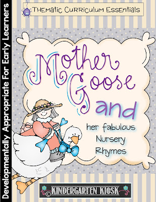 Kindergarten Kiosk: Mother Goose Nursery Rhymes: Thematic Common Core ...