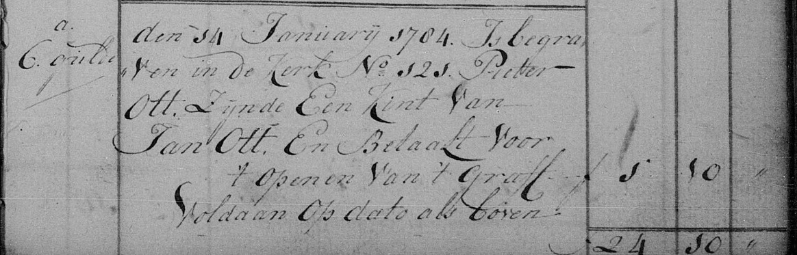 Ott ~ voorouderonderzoek: Jan Ott te Wognum