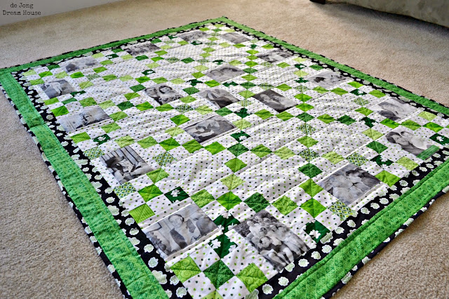 de Jong Dream House: Quilt #9: Irish Chain Memory Quilt