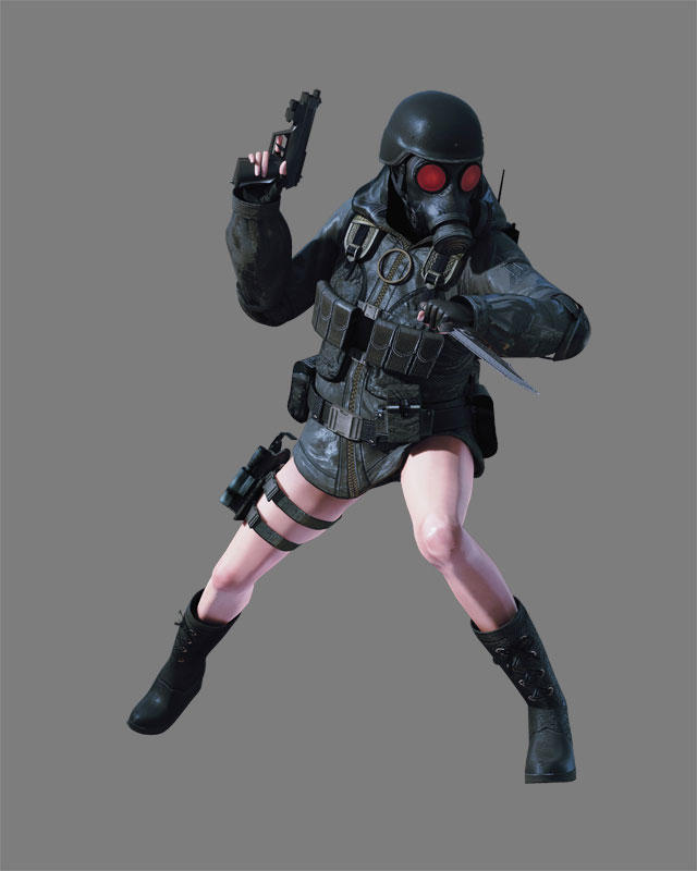 Resident Evil: Revelations: Redi-Hanku (Lady HUNK) - First render and ...