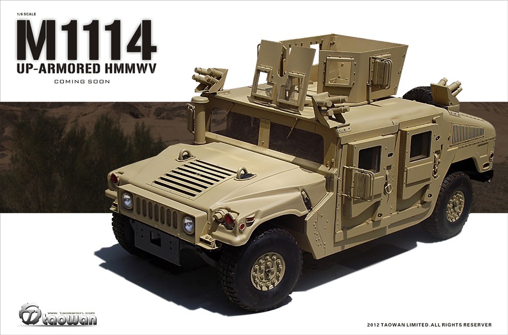 toyhaven: Taowan: Full Metal 1/6th scale M114 UP-ARMORED HMMWV / Humvee ...