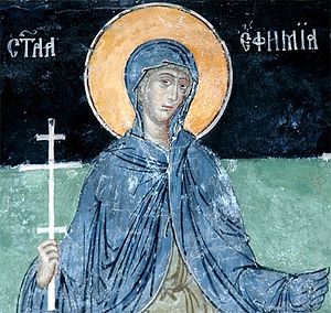 ORTHODOX CHRISTIANITY THEN AND NOW: Synaxarion of Saint Euphemia the ...