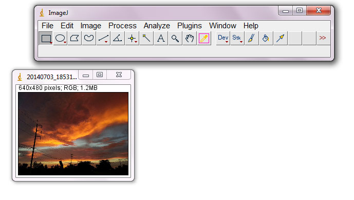 My imageJ: เมนู Image with ImageJ [ตอนที่ 67] Zoom,Original Scale ...