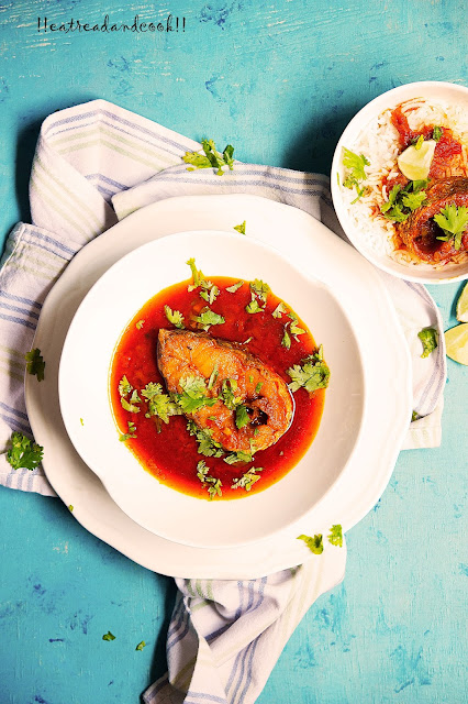 Tomato Maach / Fish in a silky smooth Tomato Curry