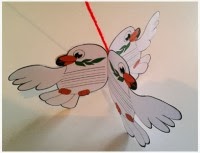 Día da Paz Colexio "Casa de la Virgen": Pomba Paz recortable