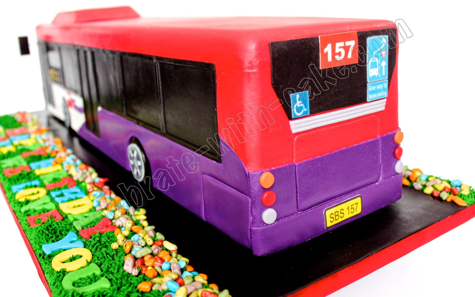 Celebrate with Cake!: 3D sculpted SBS Transit Cake