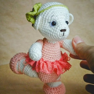 Amigurumi Patterns Catalog: Teddy ballet dancer crochet pattern