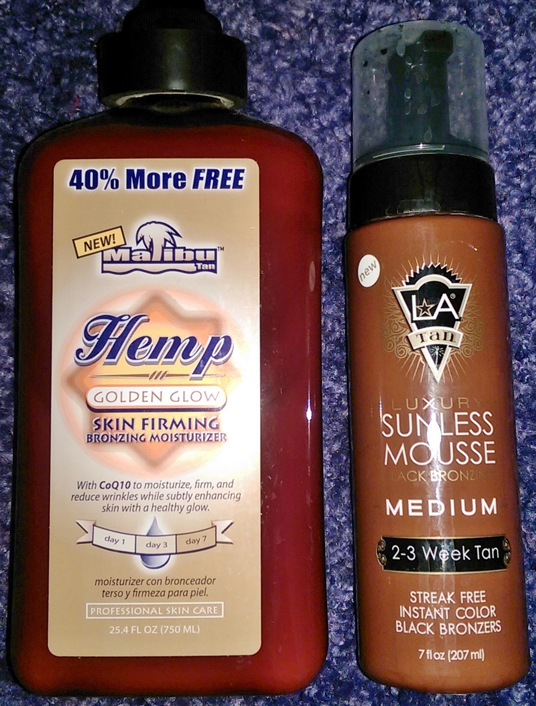 Goldne Glow Tanning Lotion Hemp
