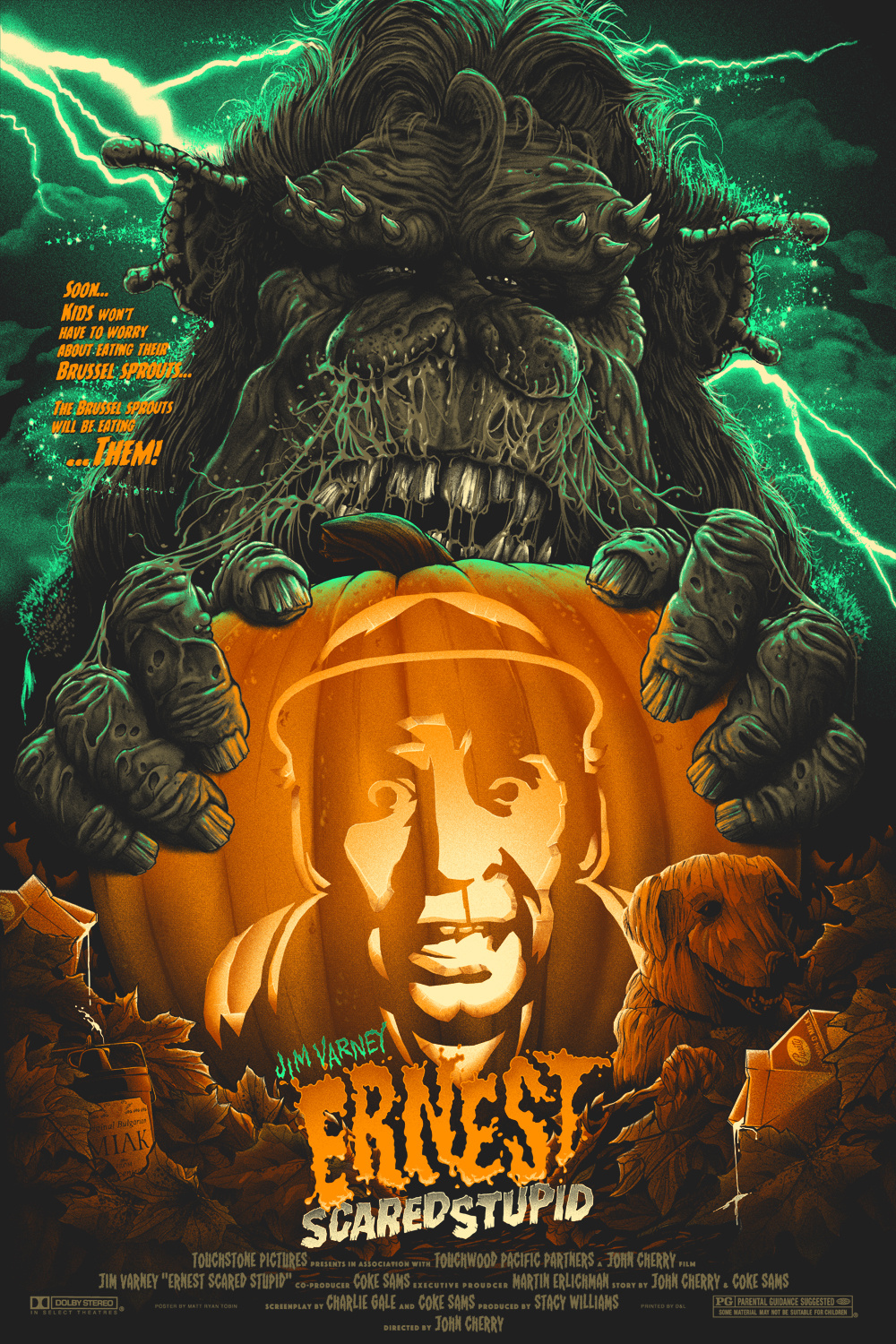 The Horrors of Halloween: ERNEST SCARED STUPID (1991) Poster Artwork by ...